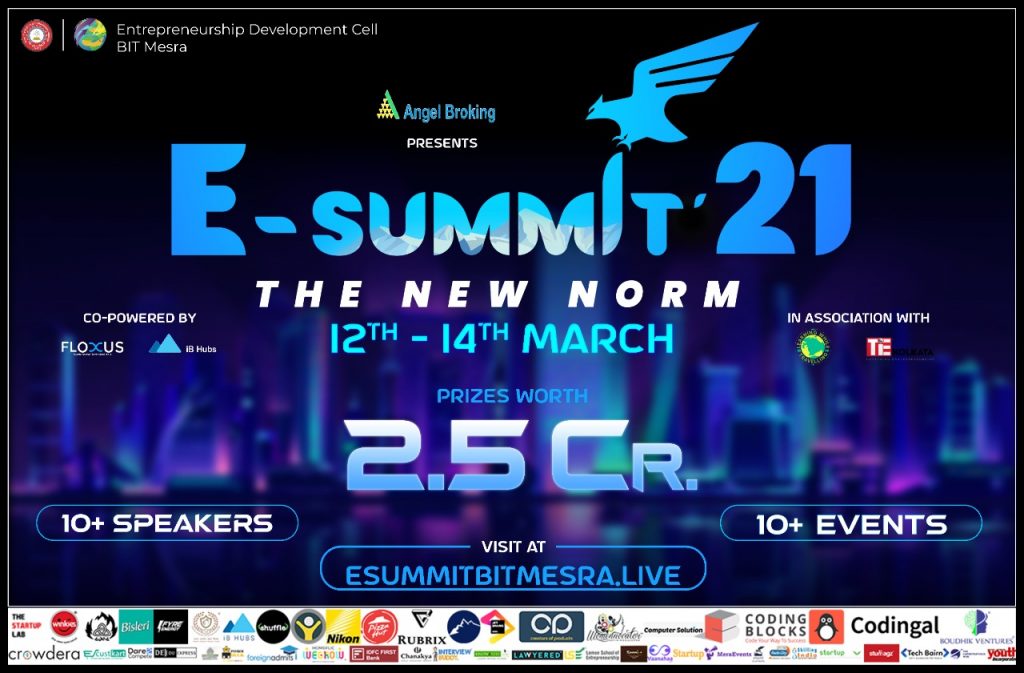 E-Summit 2021: 4th Edition Of Biggest Entrepreneurship Fest Of East India